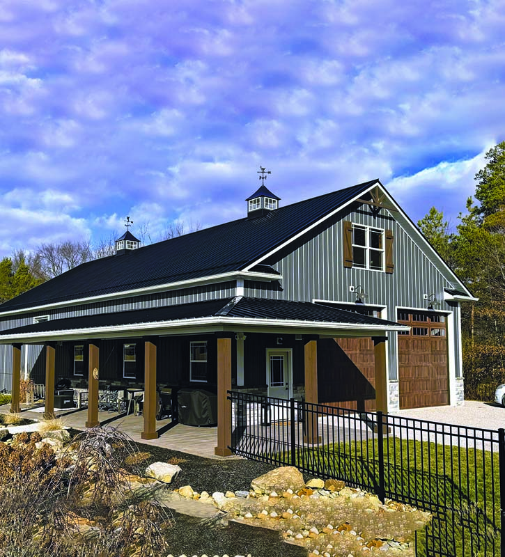 Designing Residential-Style Post-Frame Garages That Blend with Homes ...